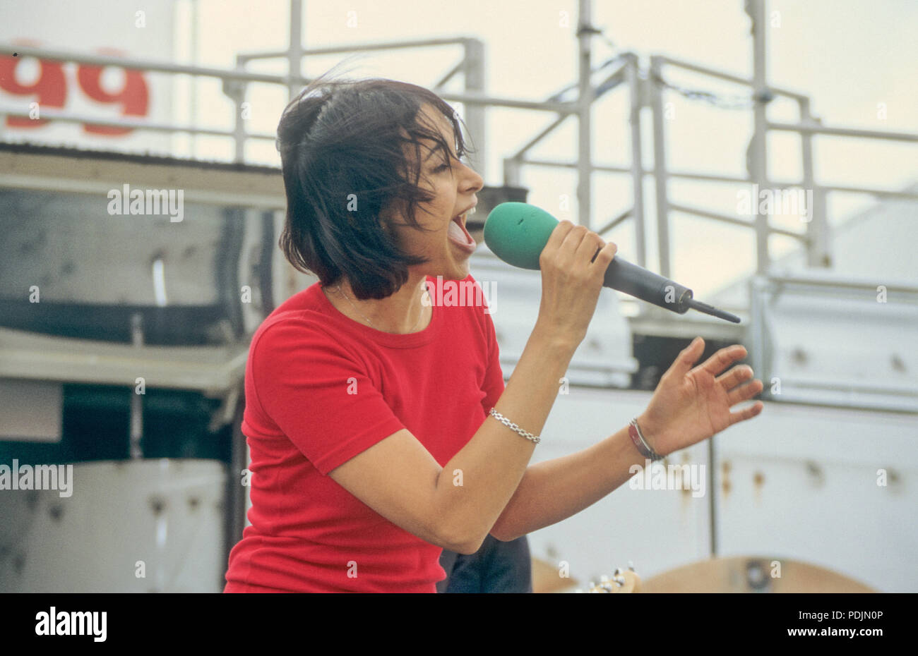Echobelly Sonya Madan Radio 1 One Roadshow from Weston-super-Mare 22 ...