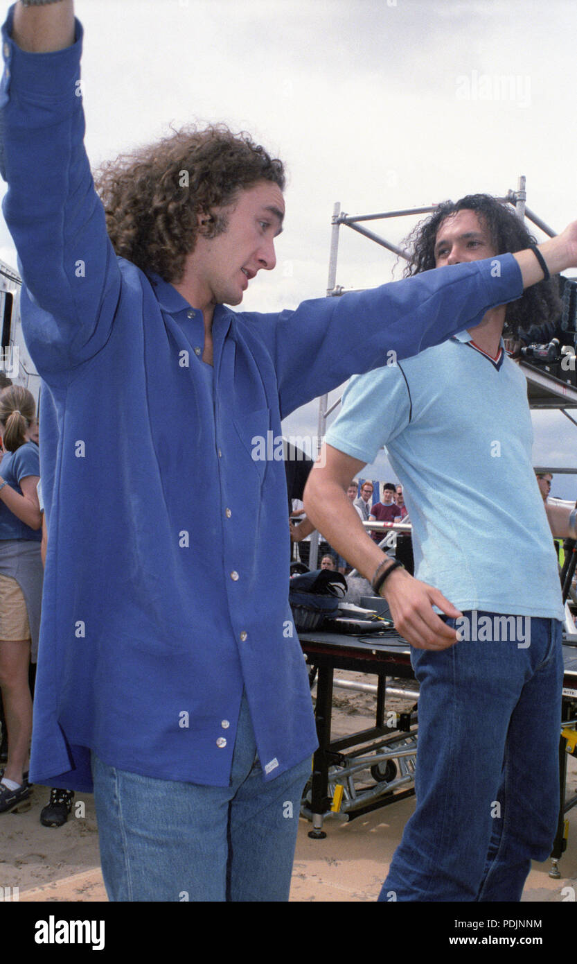 Chris Evans breakfast show twins Jamie the student Broadbent and Justin ...