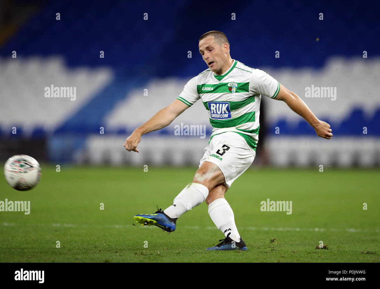 The New Saints' Chris Marriott during the UEFA Europa League third ...