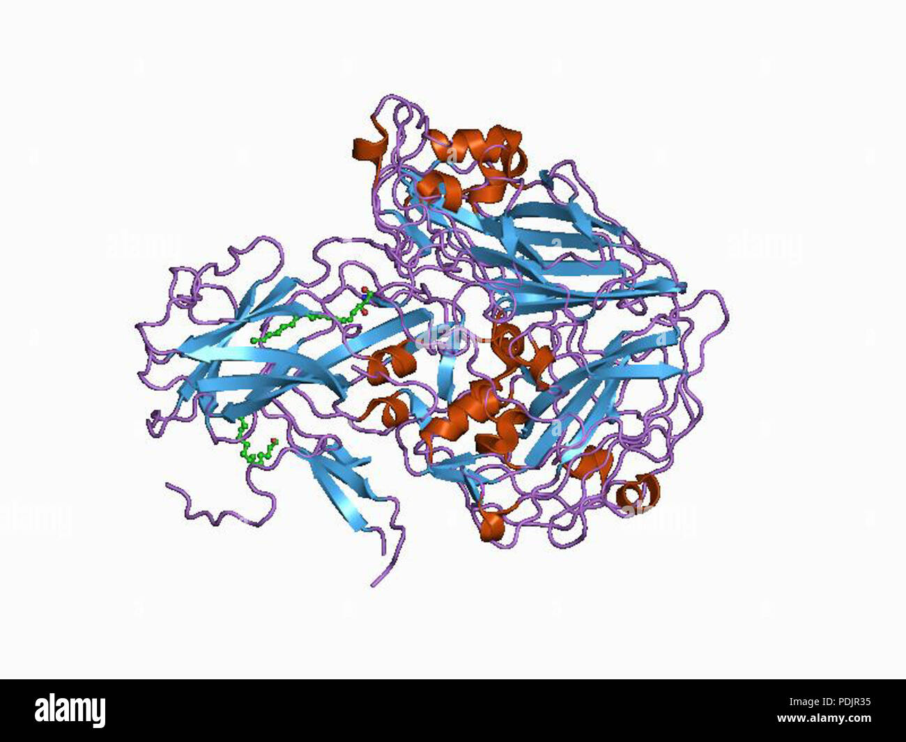 8 PDB 1ar9 EBI Stock Photo - Alamy