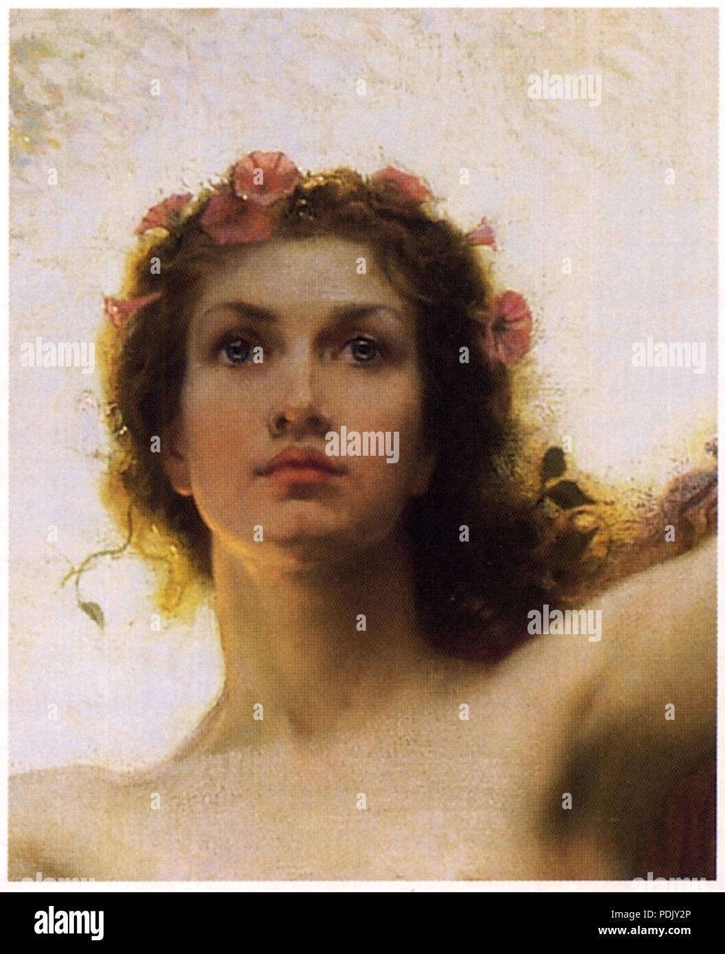 16 Herbert James Draper, Detail from The Gates of Dawn Stock Photo - Alamy