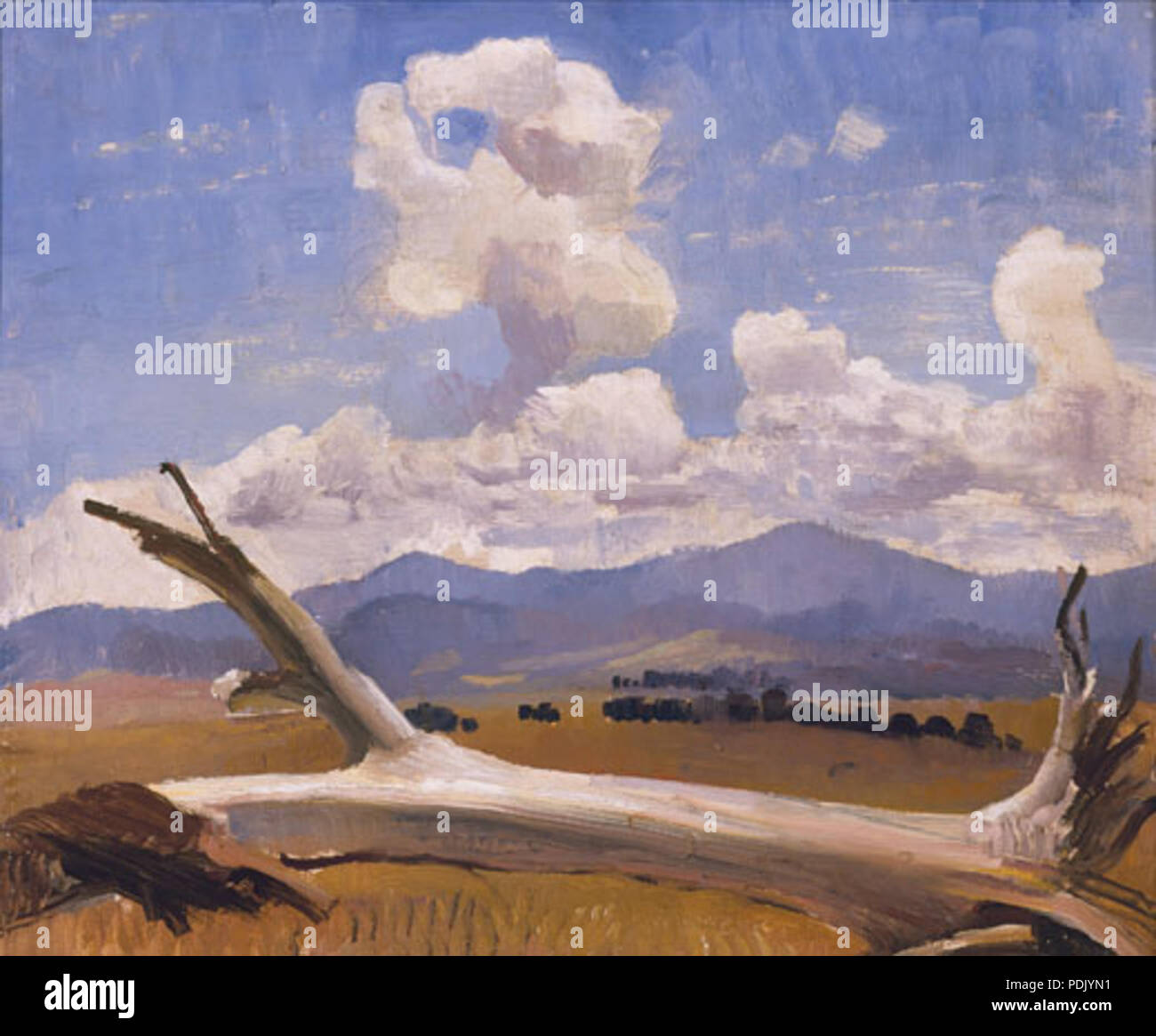 50 George Lambert - The Dead Tree, 1926 Stock Photo - Alamy