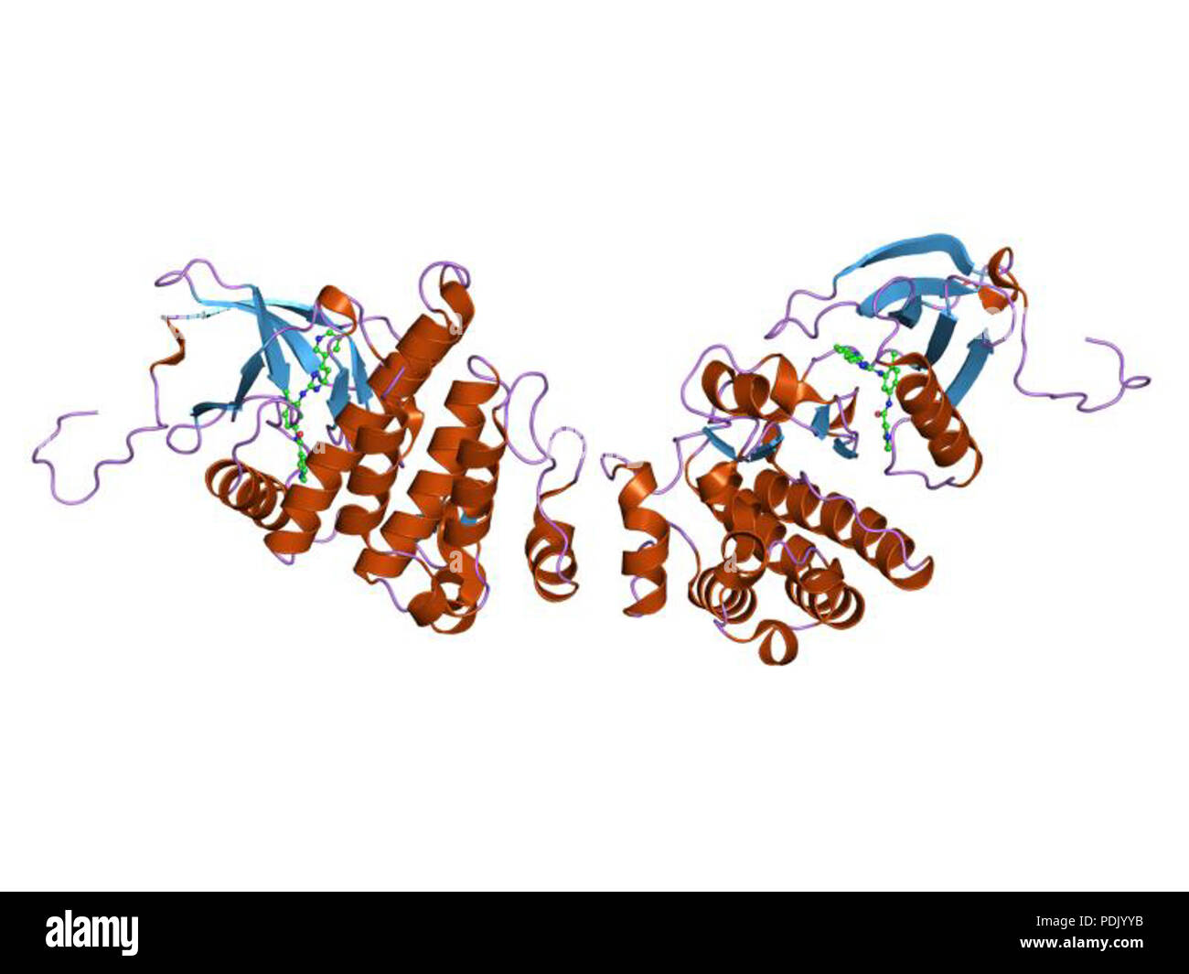 37 PDB 1fpu EBI Stock Photo - Alamy