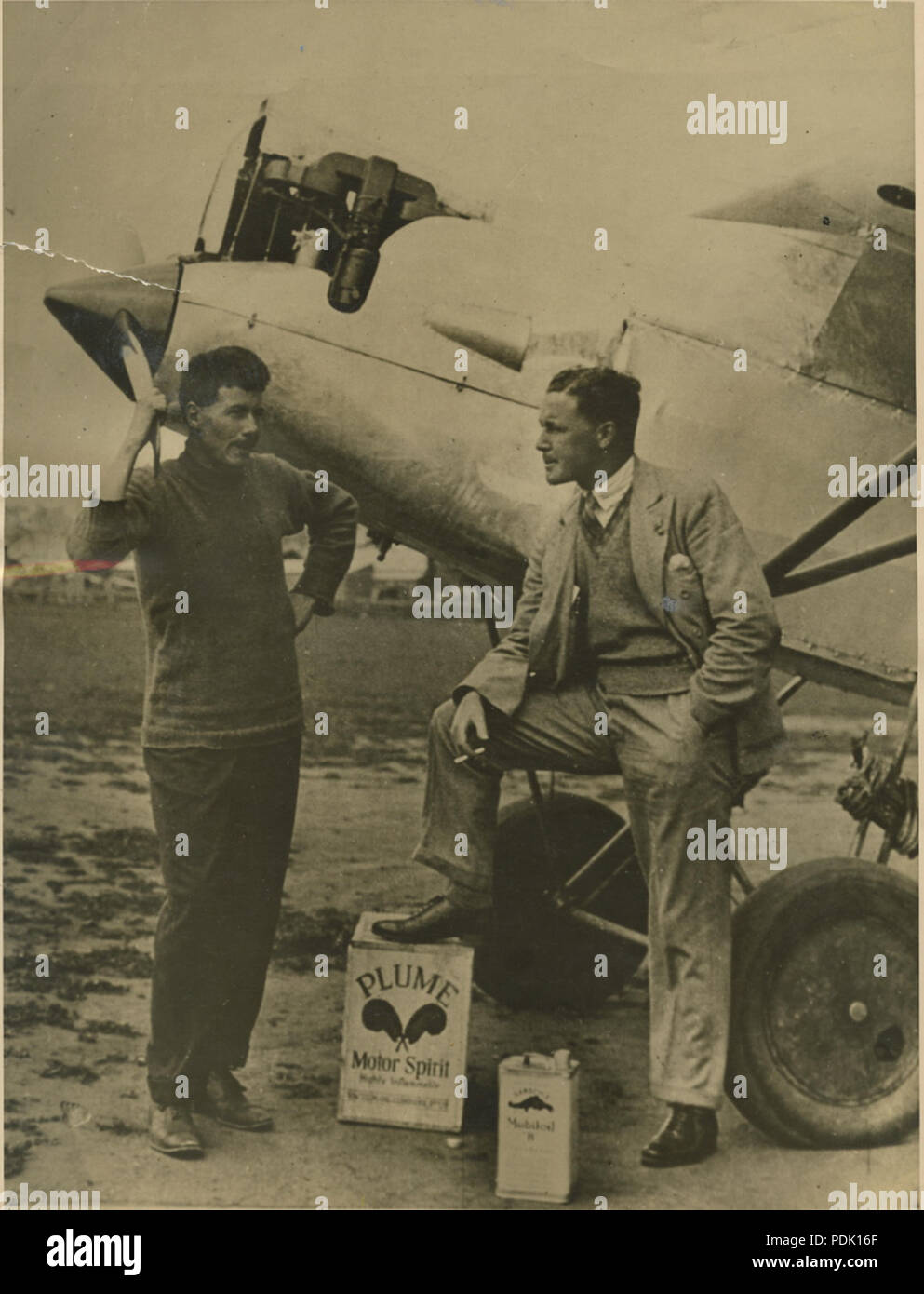 14 Arthur Butler and his monoplane ABA-1, 1931 - 1934 Stock Photo - Alamy