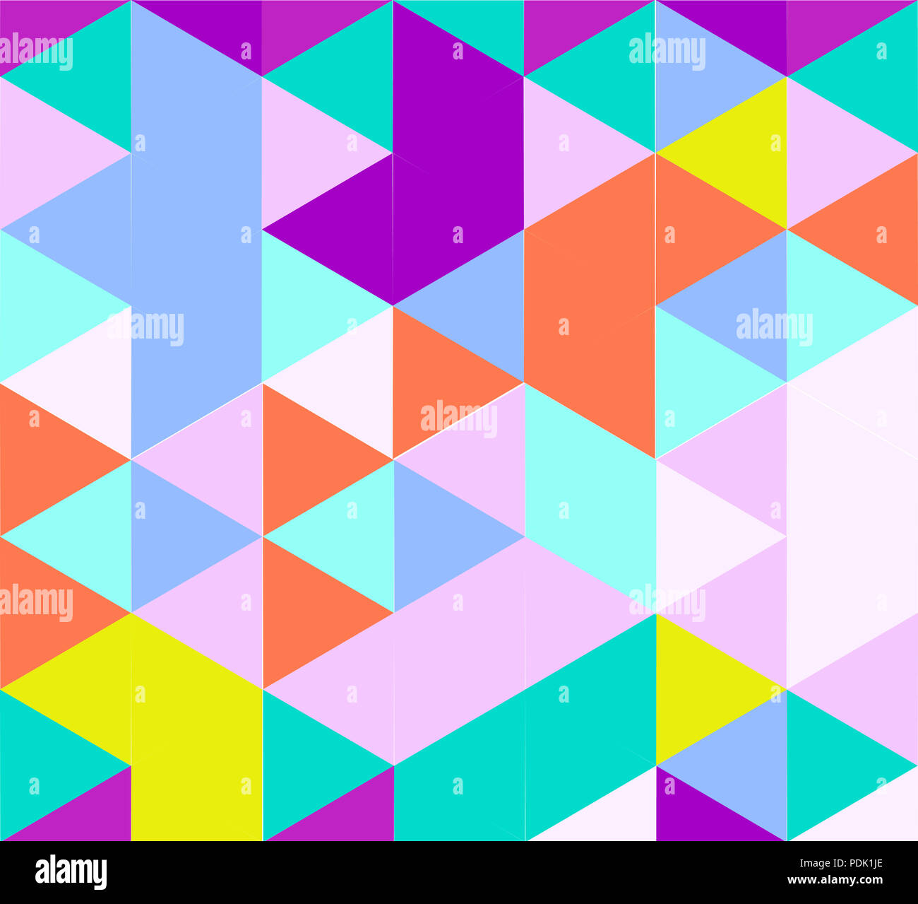 Triangle pattern in light color shades illustration background Stock ...