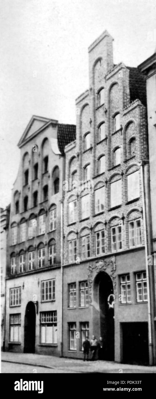 Old buildings historical site in Black and White Stock Photos & Images ...