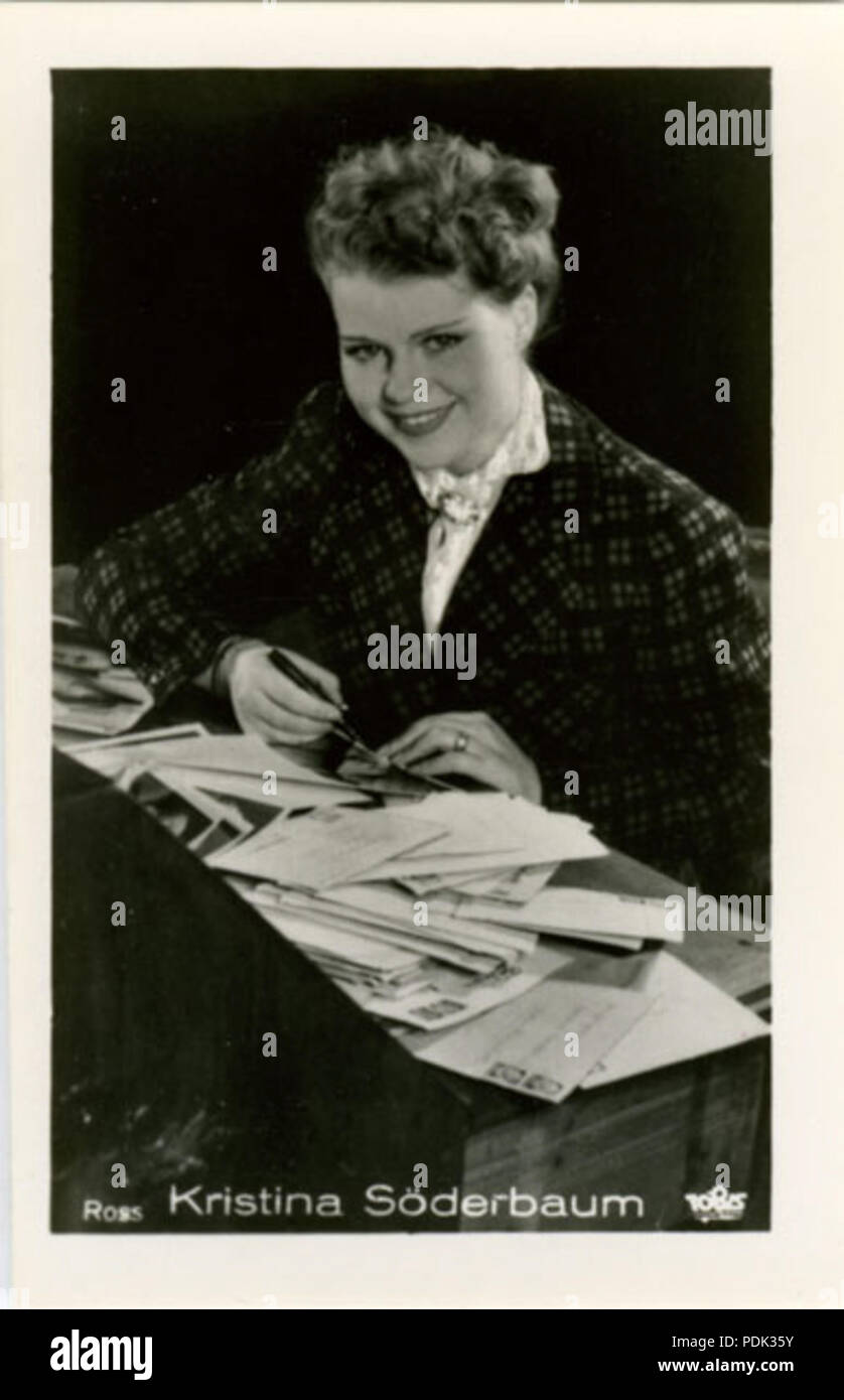 381 WP Kristina Söderbaum 1937 Stock Photo - Alamy