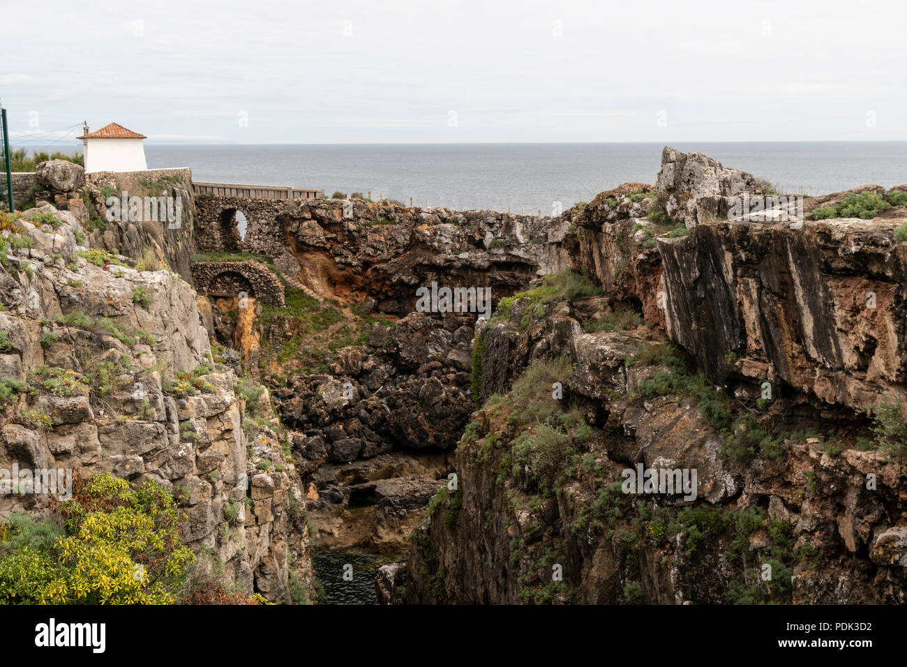 Devil's Throat, Garganta do diabo, rock formation in Cascais, Portugal ...