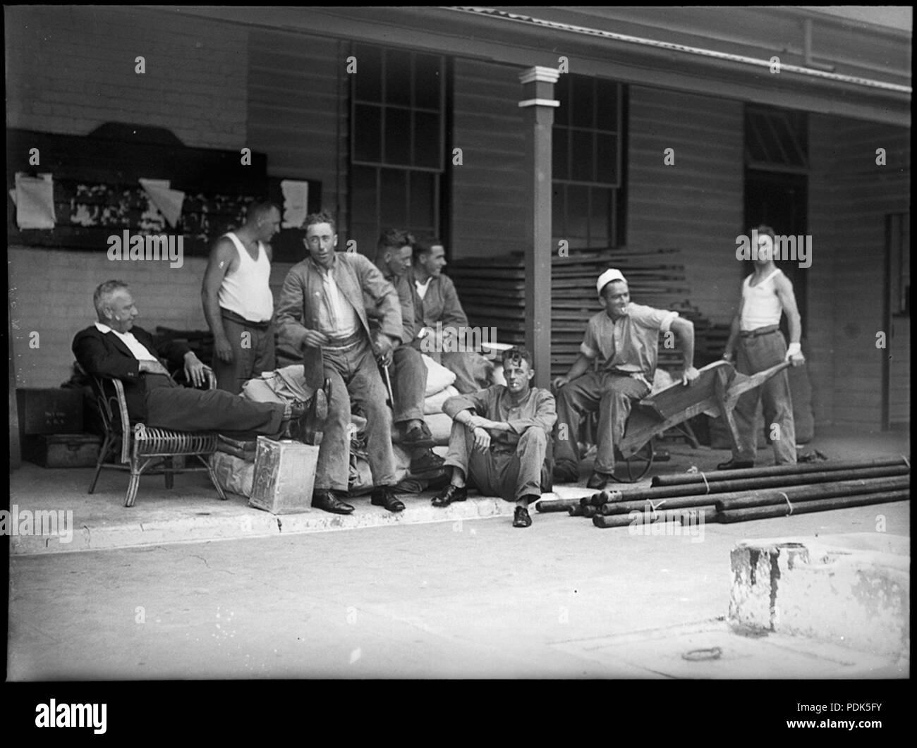 Eight men hi-res stock photography and images - Alamy