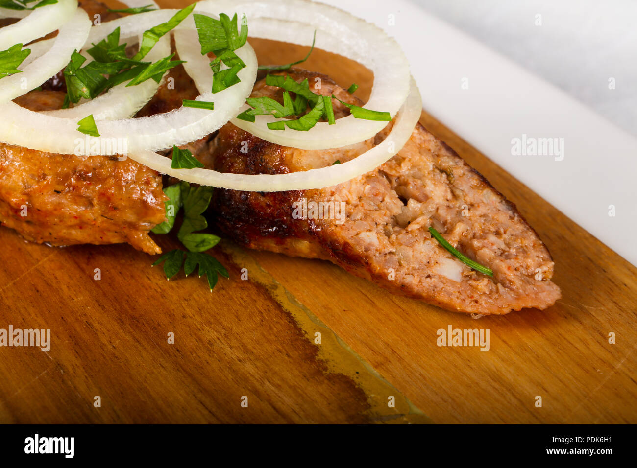 Beef kebab bbq Stock Photo - Alamy