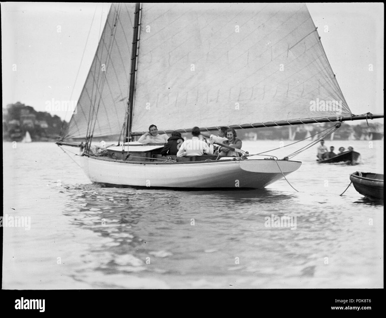 Sloop Black and White Stock Photos & Images - Alamy