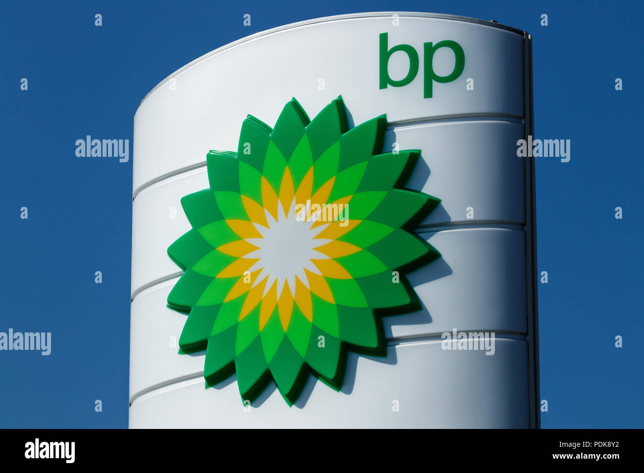 Fort Wayne - Circa August 2018: BP Retail Gas Station. BP is One of the ...