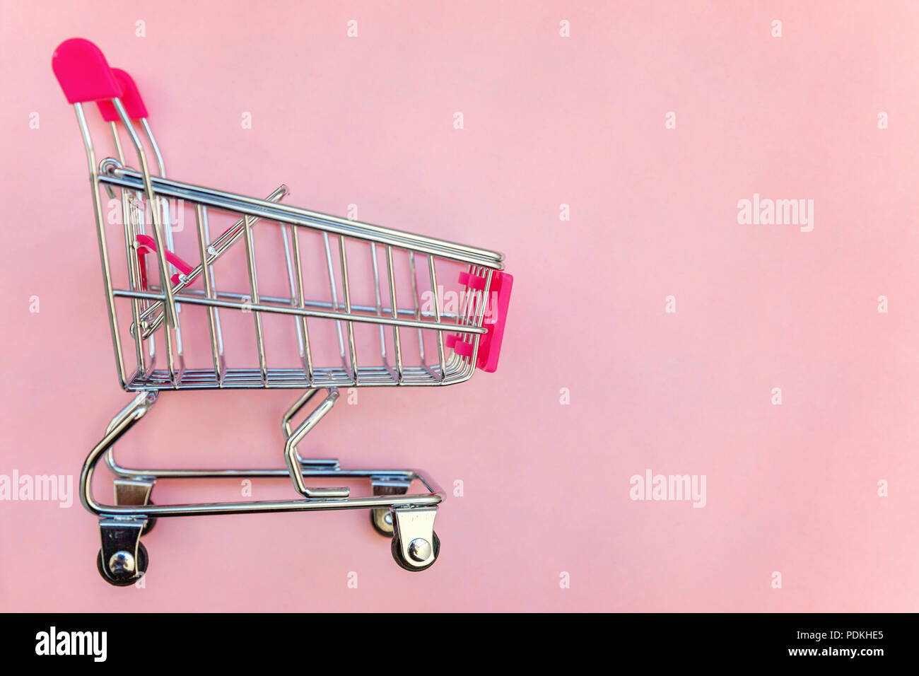 Small supermarket grocery push cart for shopping toy with wheels and ...