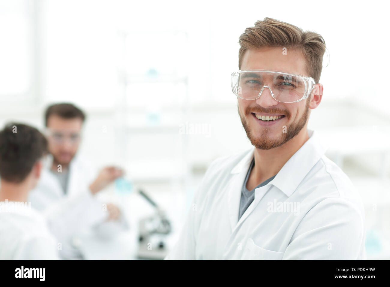 Successful team of scientist hi-res stock photography and images - Alamy