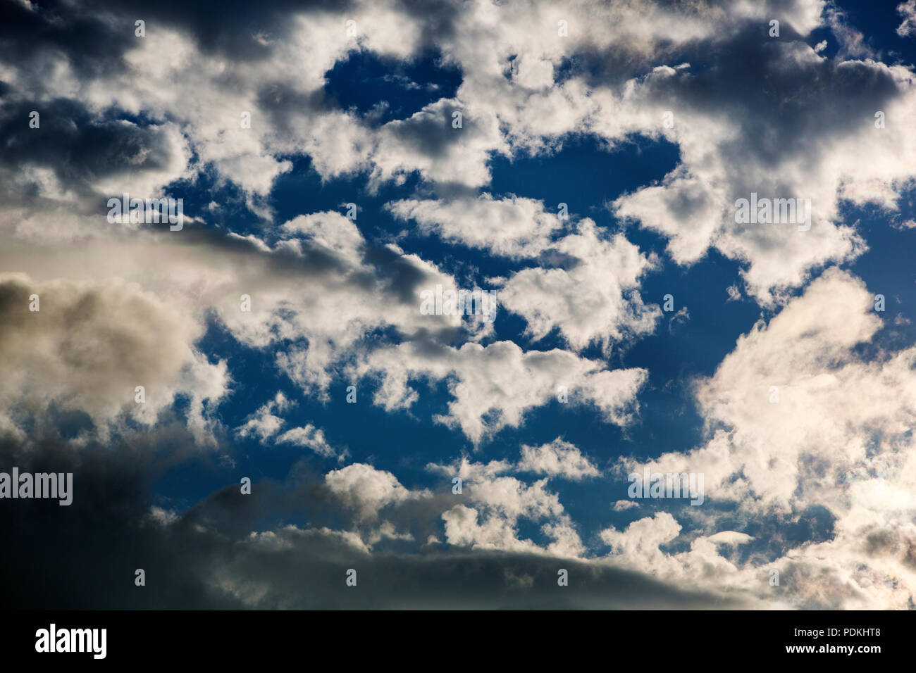 Interesting cloud patterns over the Lake District, UK Stock Photo - Alamy