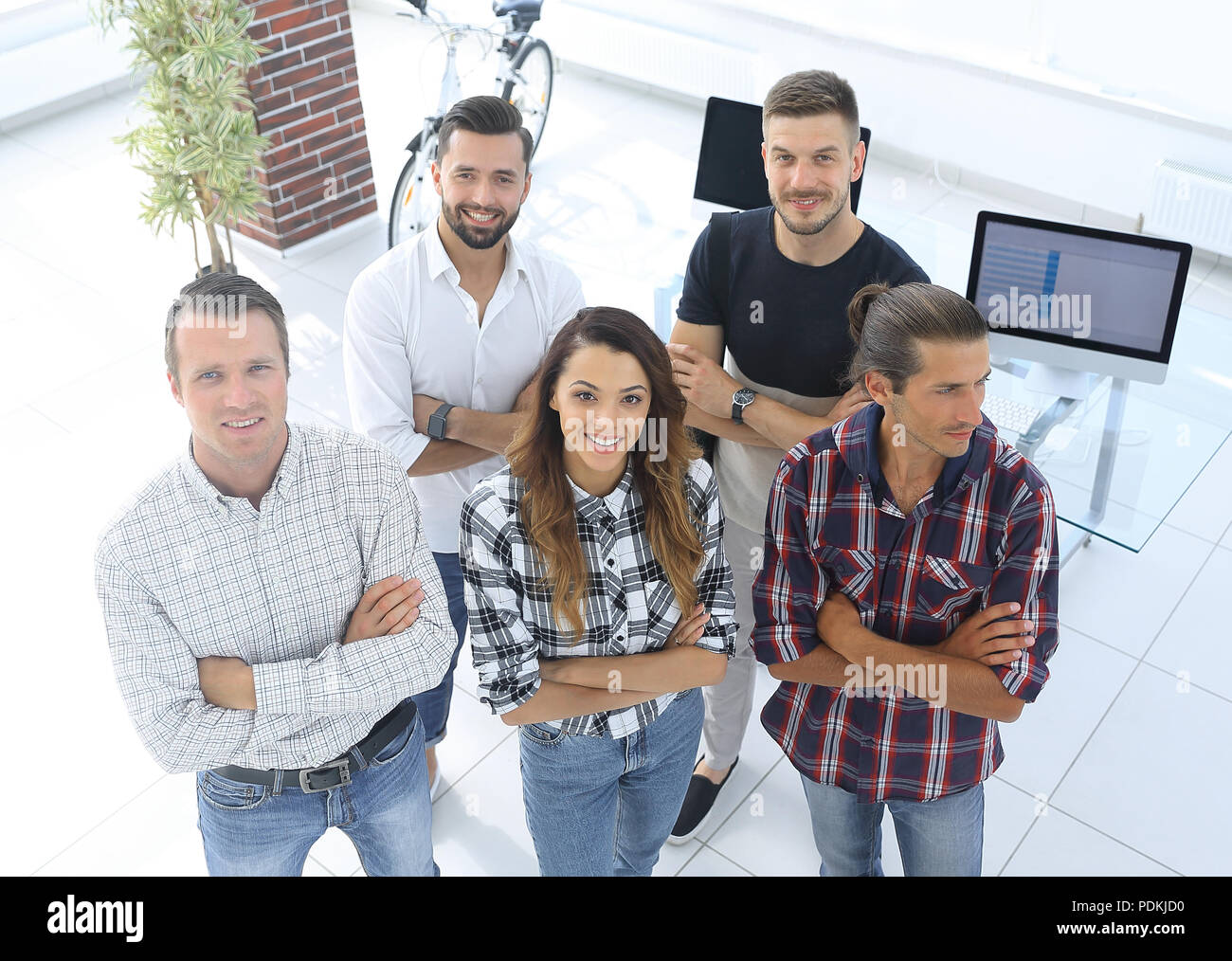group of successful young designers Stock Photo - Alamy