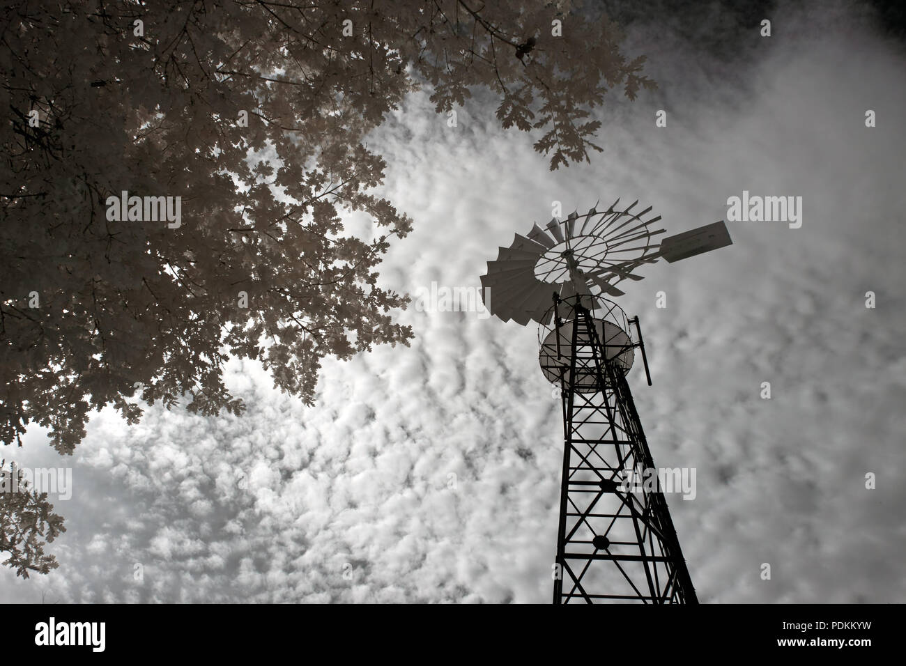 Old fashioned windmill wind turbine hi-res stock photography and images ...