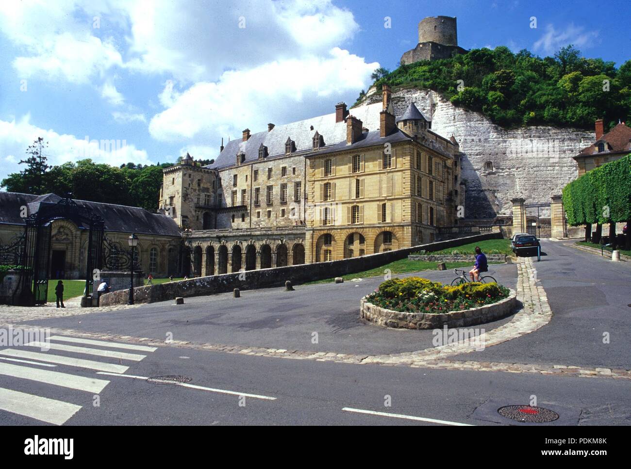 The Château at La Roche-Guyon (Seine), France Stock Photo - Alamy