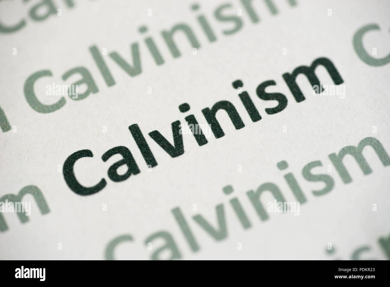 Calvinism hi-res stock photography and images - Alamy