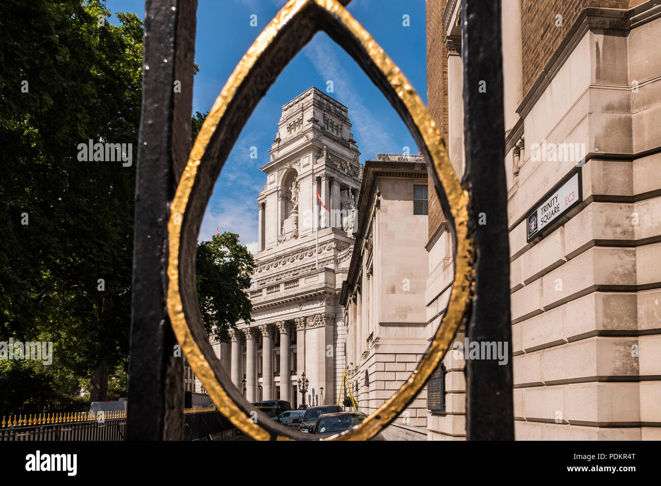 Four Seasons Hotel, 10 Trinity Square, London, England, U.K Stock Photo ...