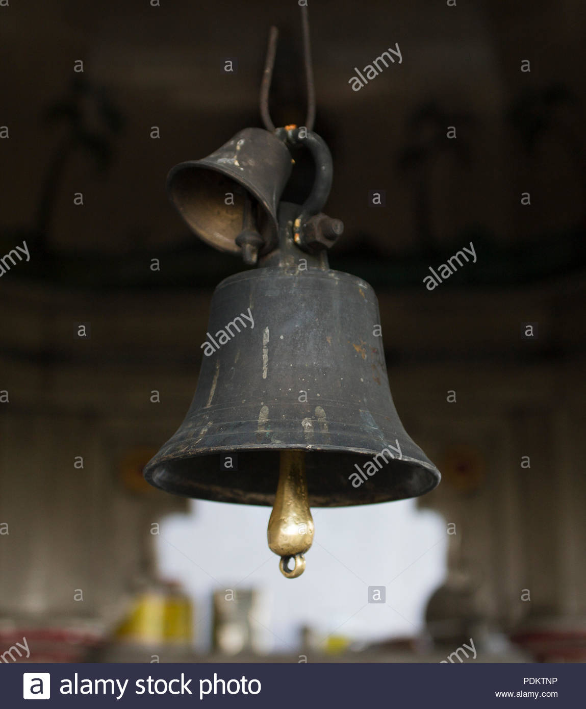 Indian Spirituality Bell Temple High Resolution Stock Photography and ...