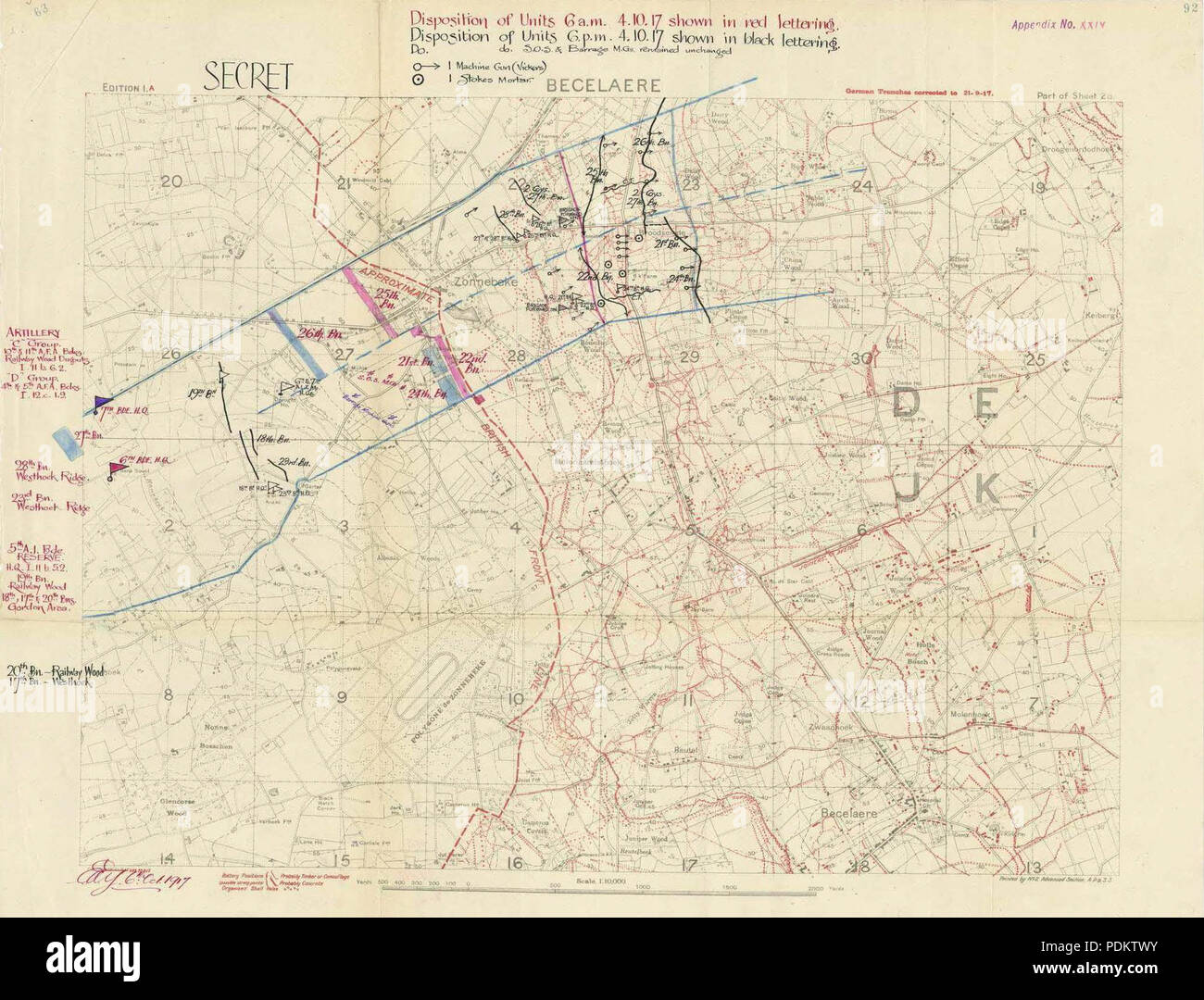 Passchendaele offensive hi-res stock photography and images - Alamy