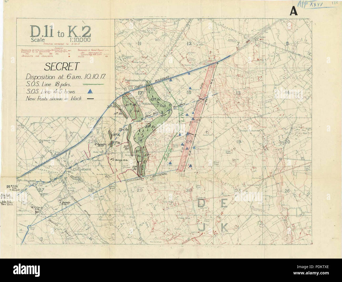 Trench Map High Resolution Stock Photography and Images - Alamy
