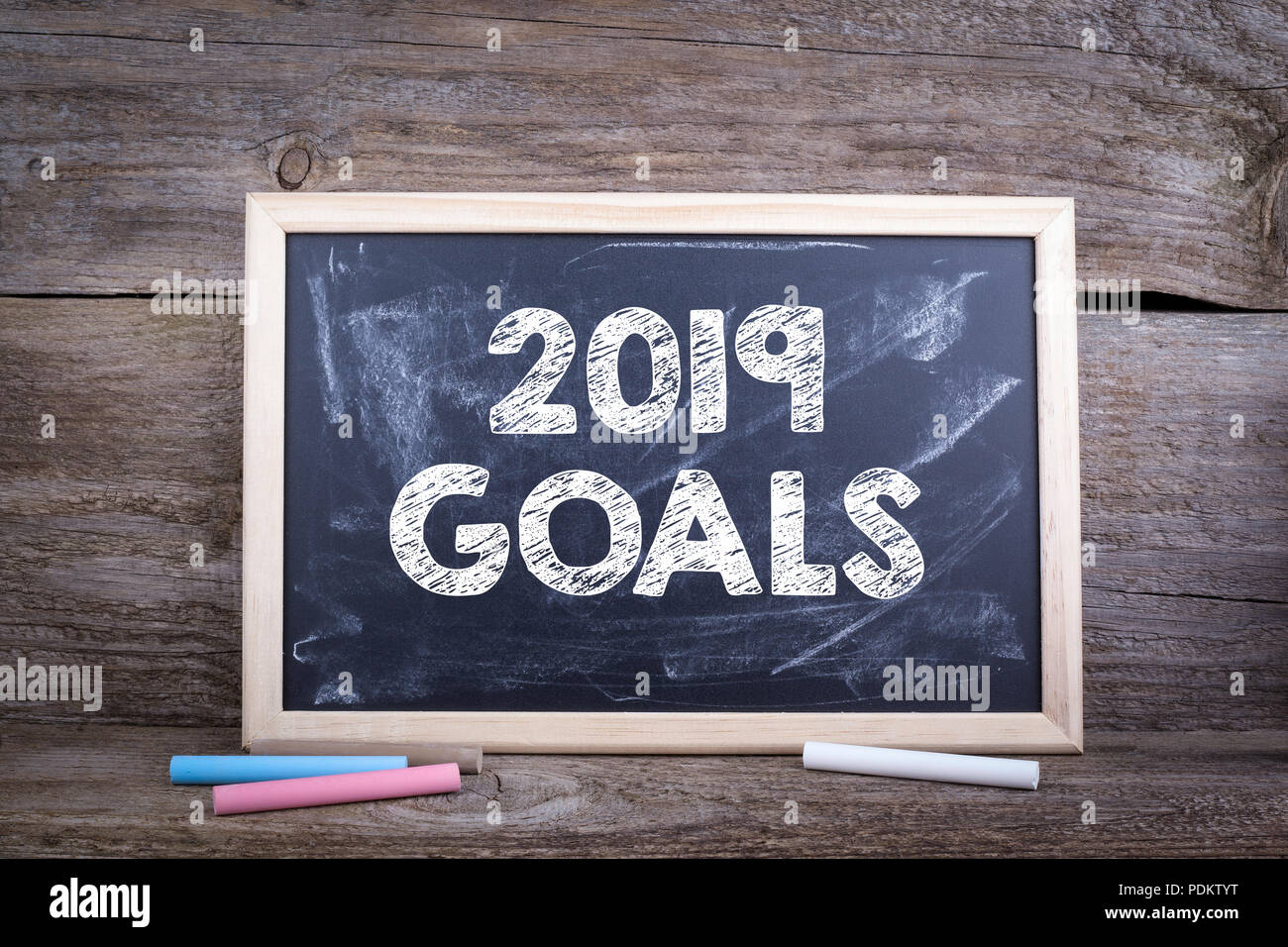 2019 goals business concept Stock Photo - Alamy