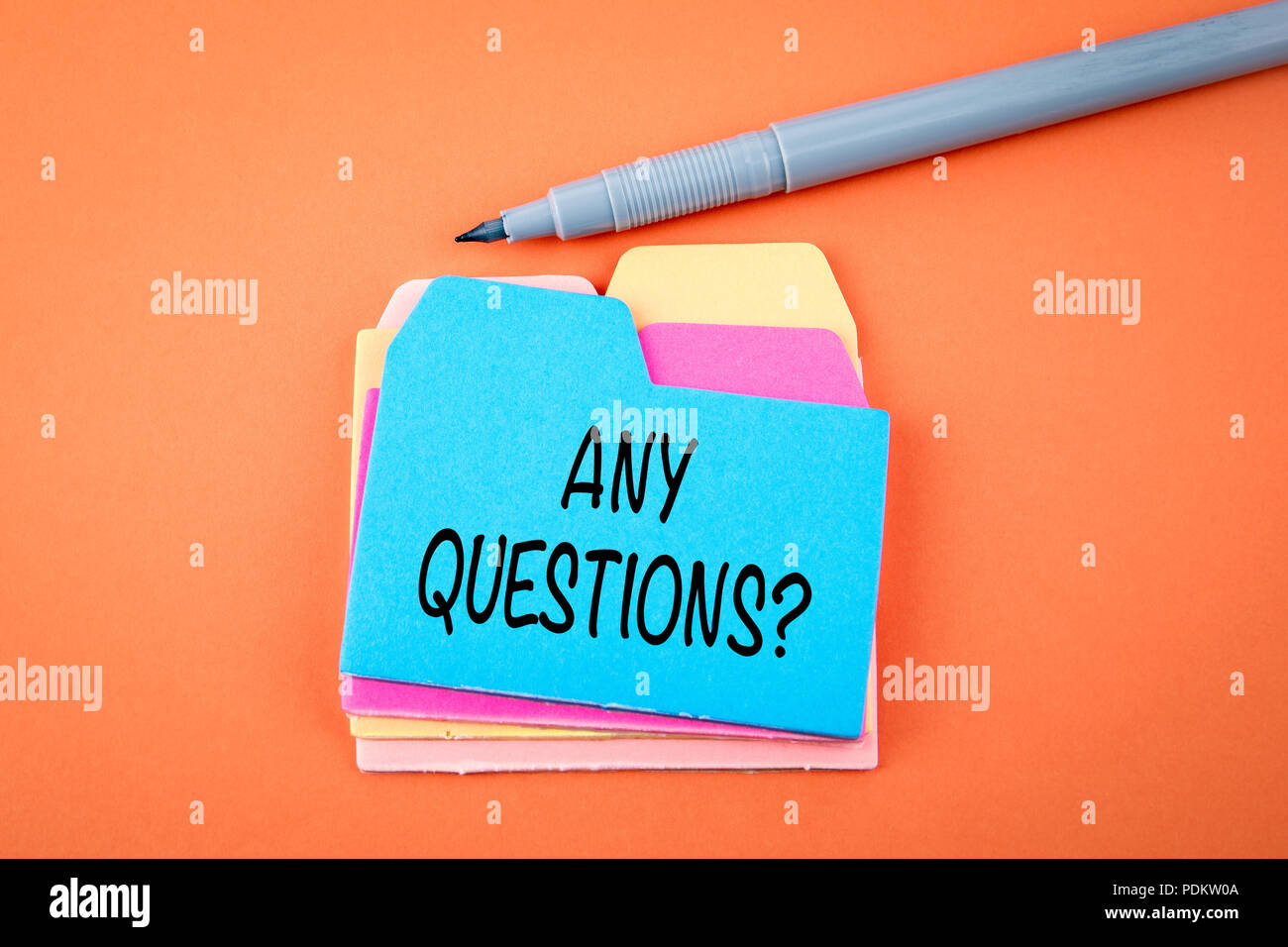 Any Questions. Business Concept Stock Photo - Alamy