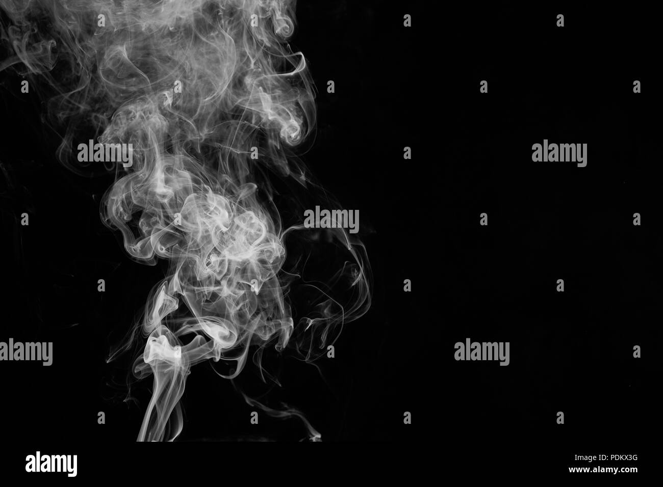 movement of smoke on black background, smoke background, abstract smoke ...