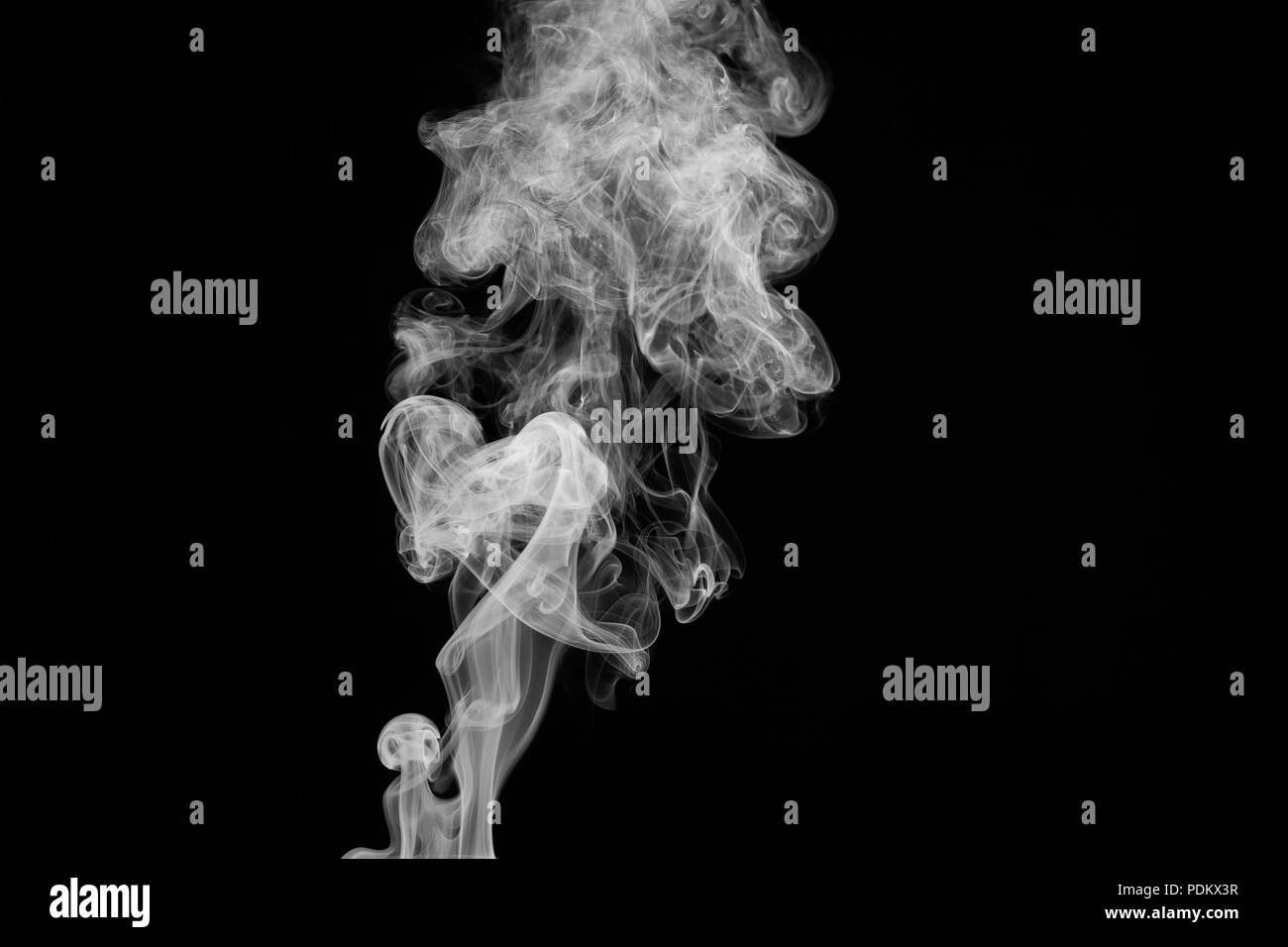 movement of smoke on black background, smoke background, abstract smoke ...
