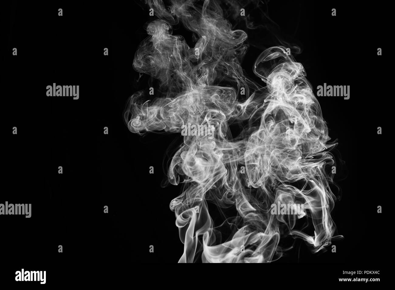 movement of smoke on black background, smoke background, abstract smoke ...