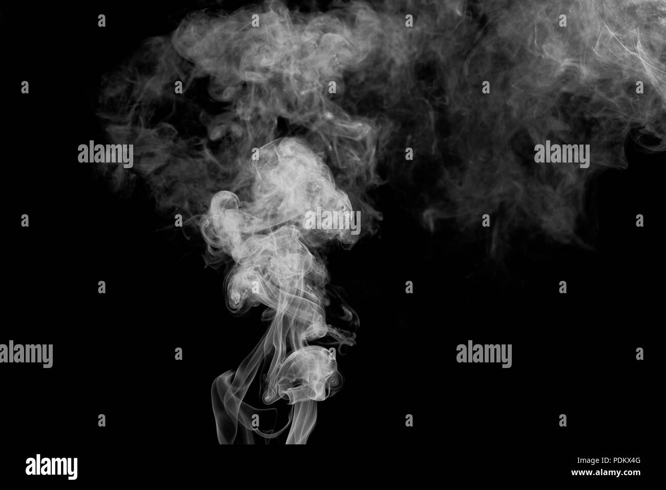 movement of smoke on black background, smoke background, abstract smoke ...