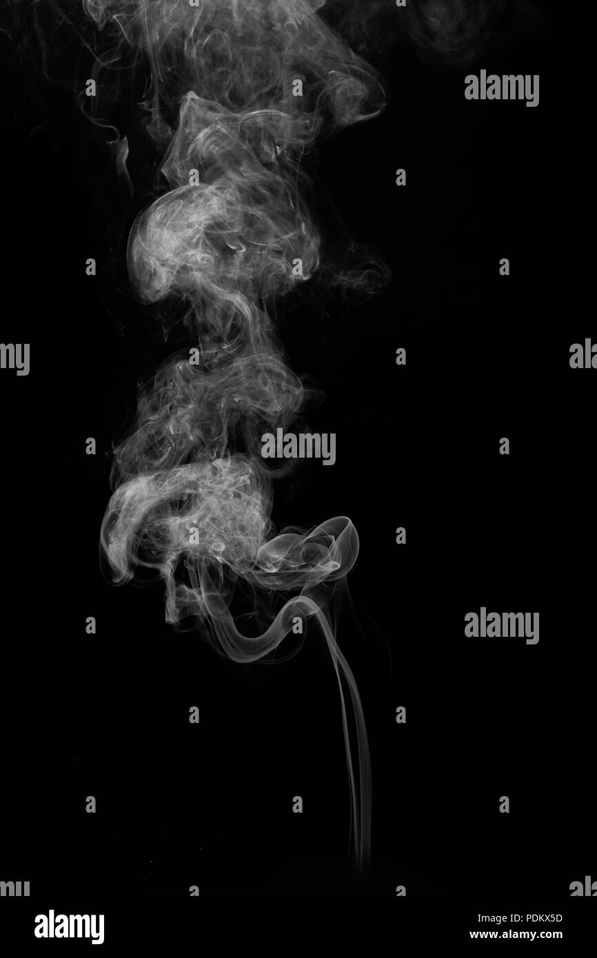 movement of smoke on black background, smoke background, abstract smoke ...