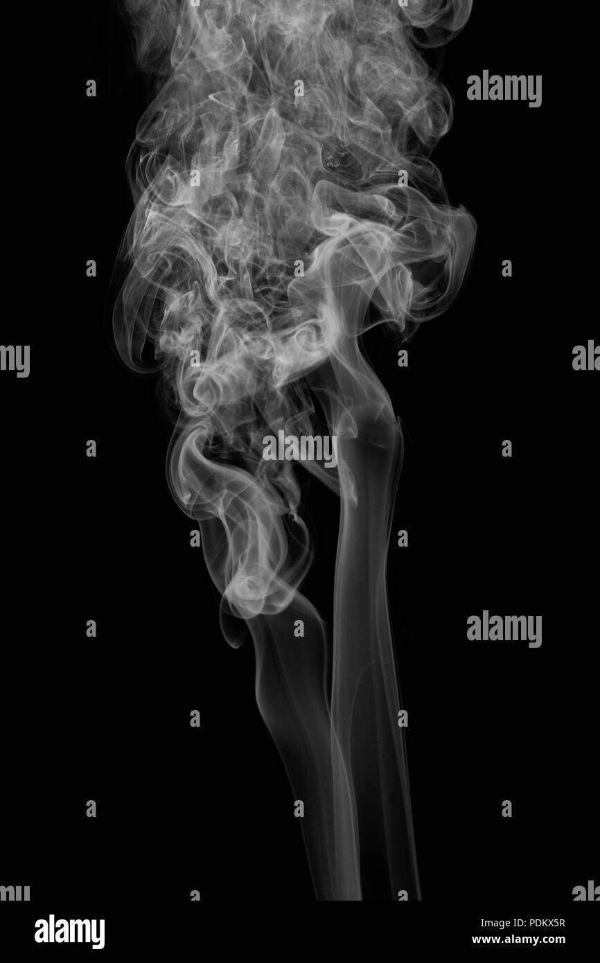 movement of smoke on black background, smoke background, abstract smoke ...