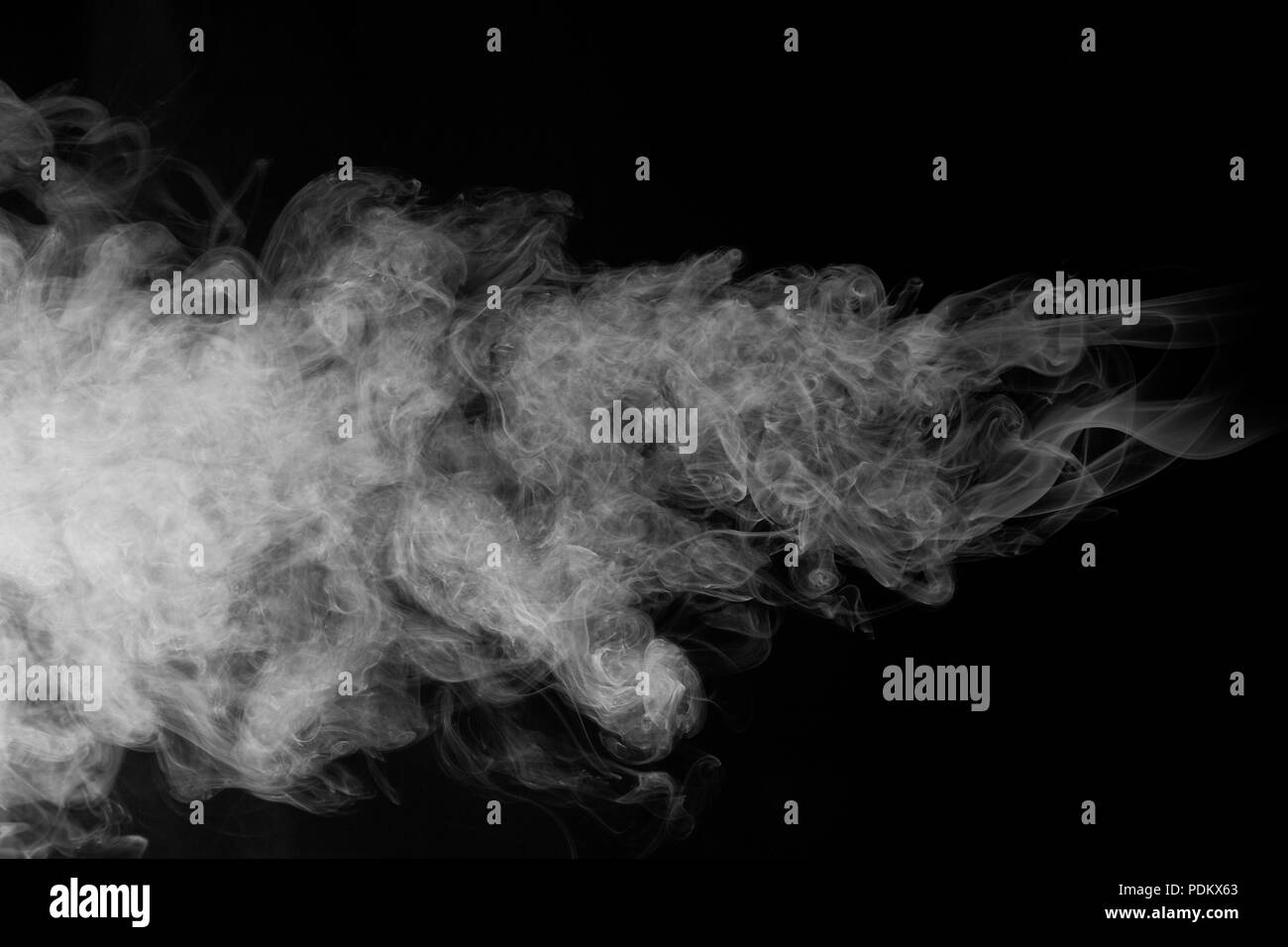 movement of smoke on black background, smoke background, abstract smoke ...