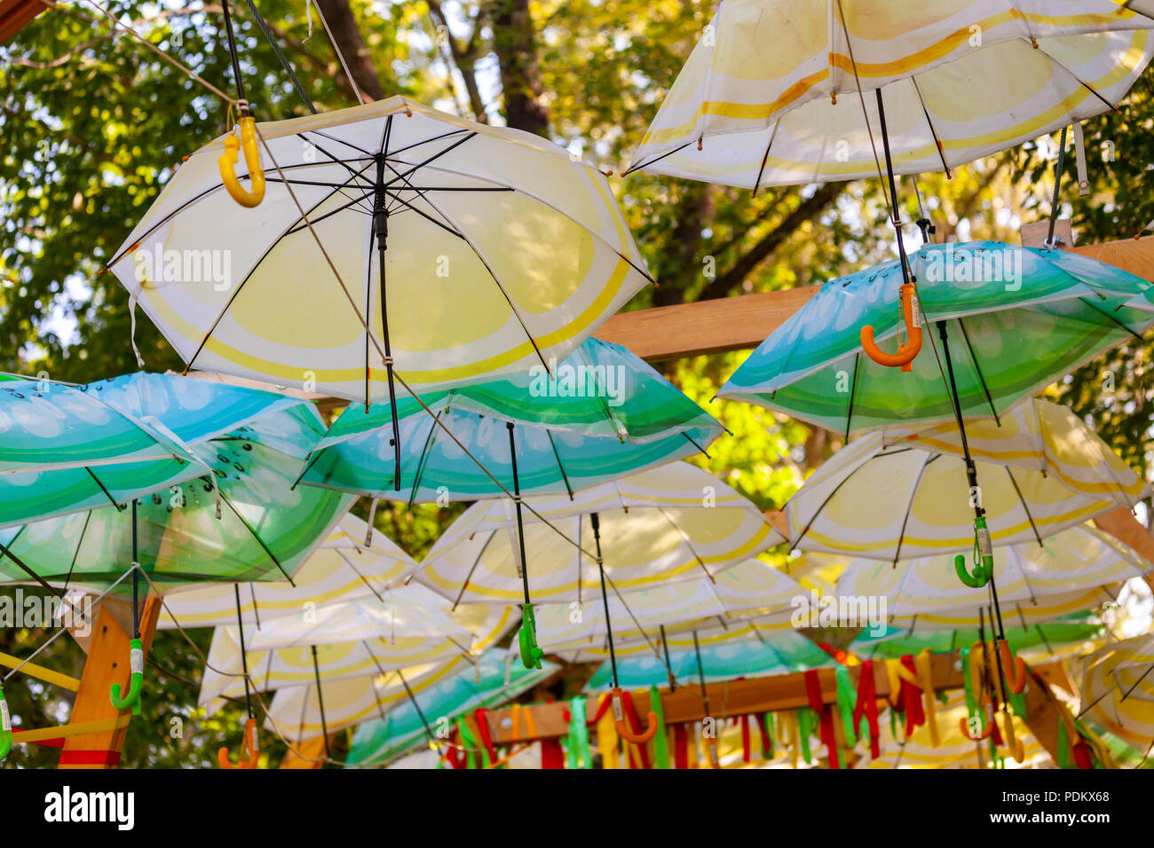Parasol in many colors hi-res stock photography and images - Alamy