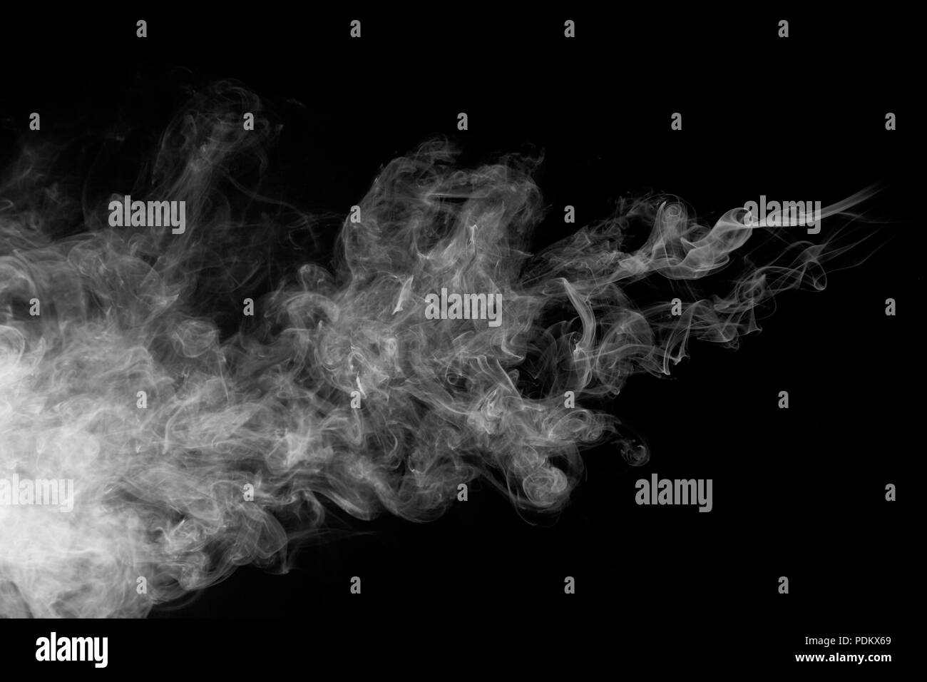 movement of smoke on black background, smoke background, abstract smoke ...