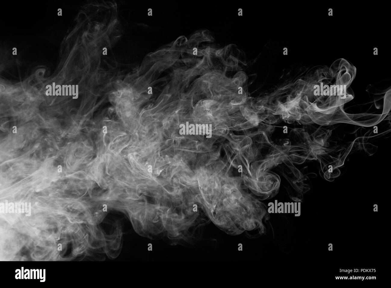movement of smoke on black background, smoke background, abstract smoke ...