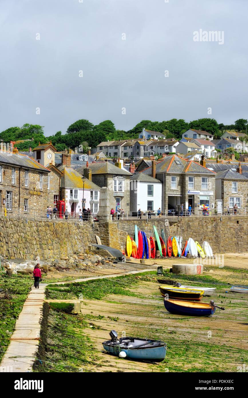 Mousehole, fishing village,Cornwall,England,UK Stock Photo - Alamy