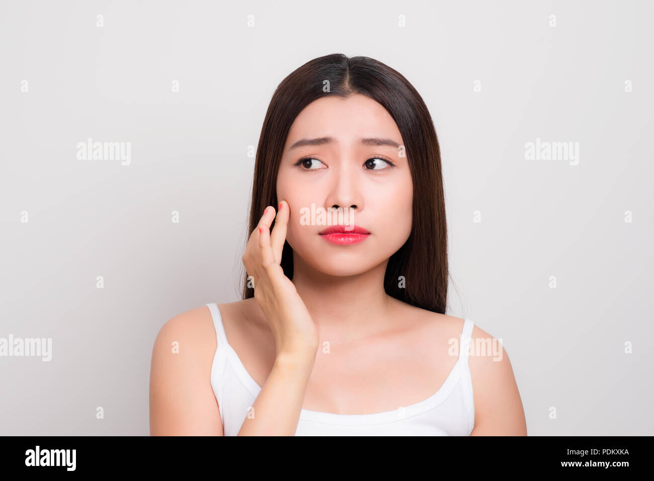 Worried makeup hi-res stock photography and images - Alamy