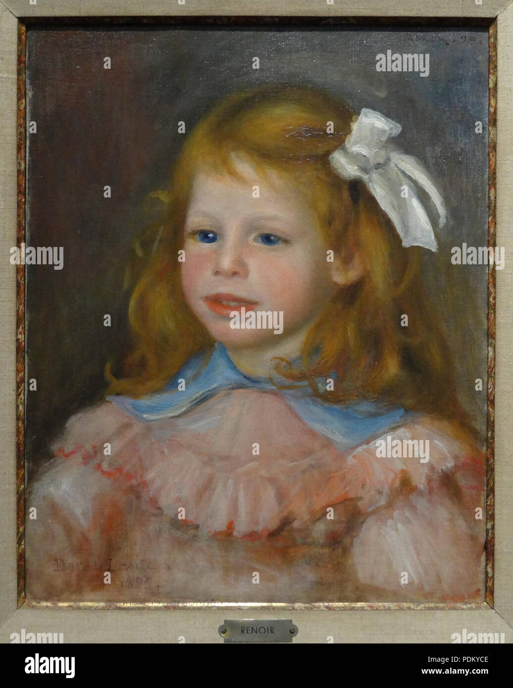 28 Pierre-Auguste Renoir - Portrait de son fils Jean Stock Photo - Alamy