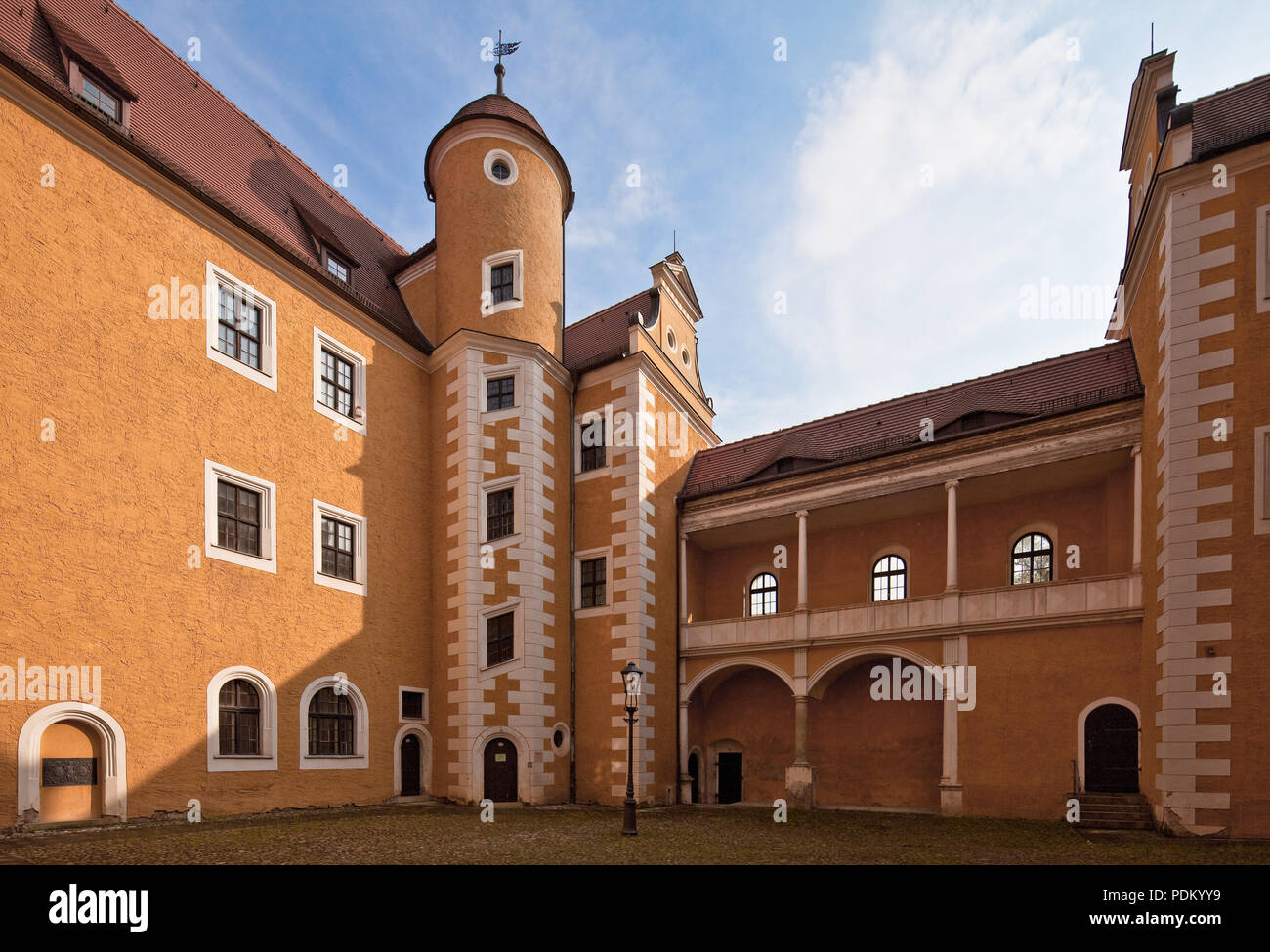 Annaburg, Residenz-u Jagdschloß späer Witwensitz 1572-78 von Christoph ...
