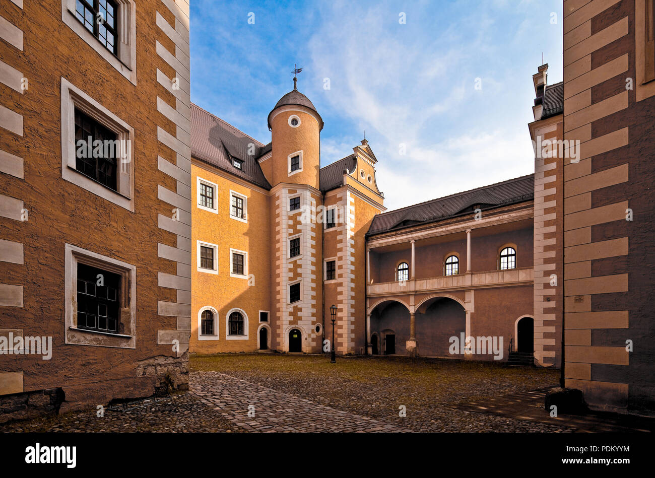 Annaburg, Residenz-u Jagdschloß späer Witwensitz 1572-78 von Christoph ...