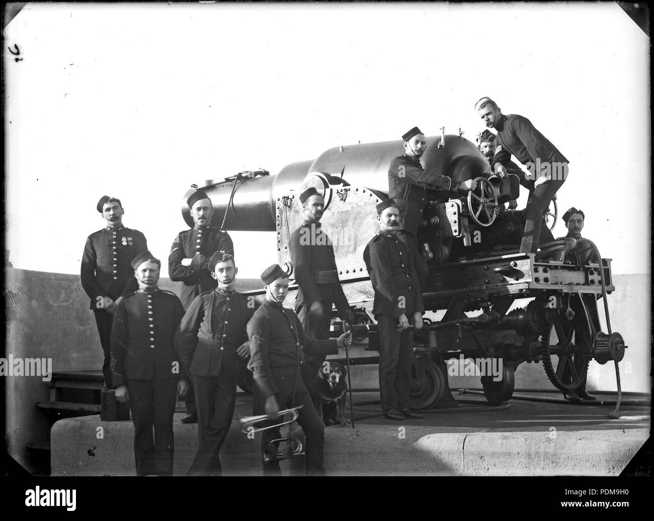Rml 9 inch gun hi-res stock photography and images - Alamy