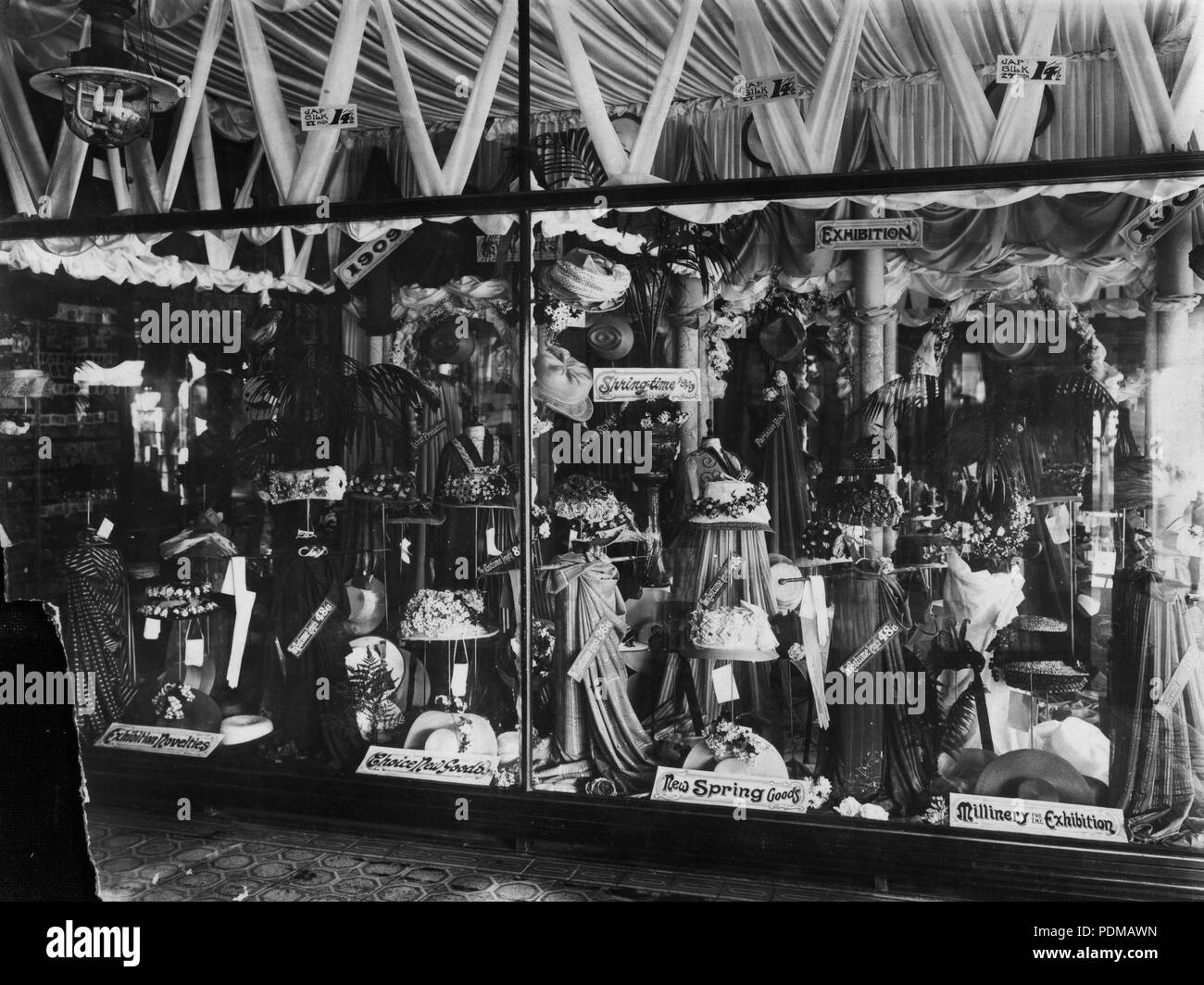 Front shop window Black and White Stock Photos & Images - Alamy