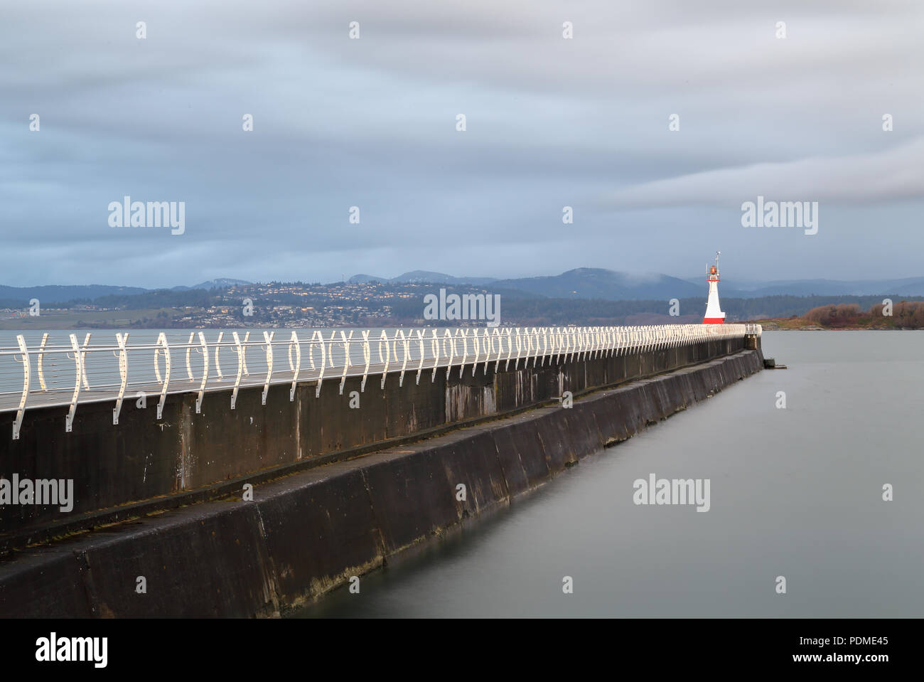 Ogden Point Breakwater Lighthouse, British Columbia. Ogden Point ...