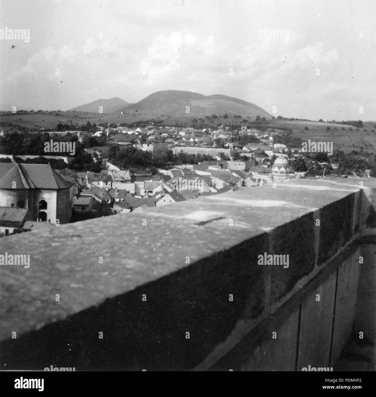 Eger hungary castle view Black and White Stock Photos & Images - Alamy