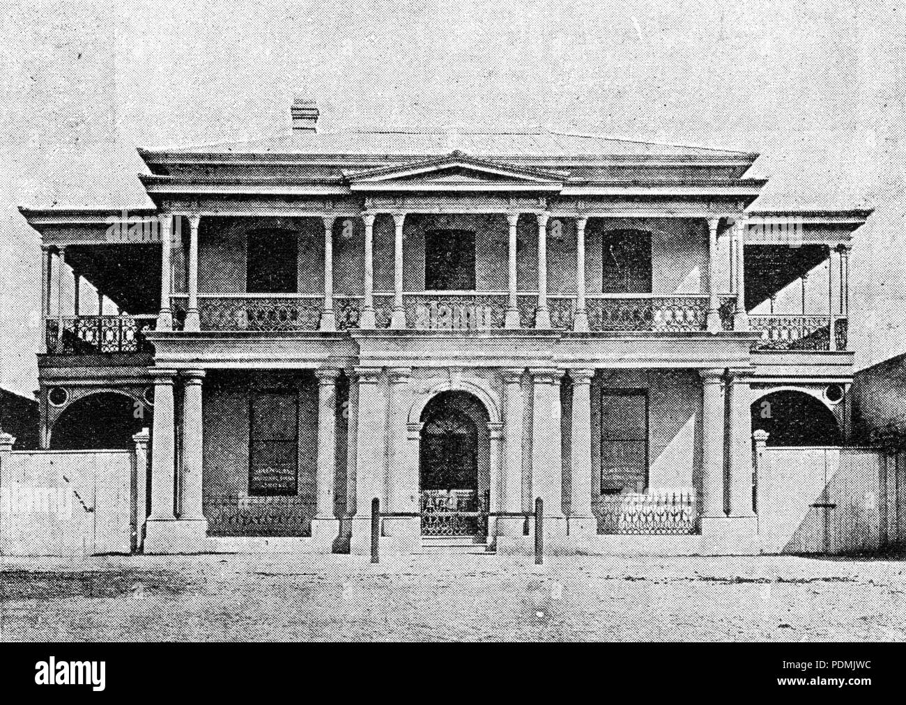100 Queensland National Bank a fine brick and stone building with a ...