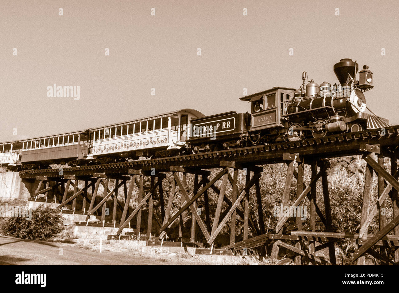 Lahaina sugar cane train maui hi-res stock photography and images - Alamy